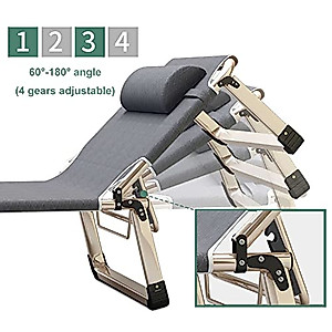 ABaippj Zero Gravity Recliner - Reclining Outdoor Sun Lounger - Relaxer Chair for Patio Decking Gardens Camping