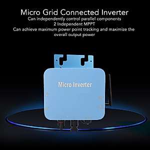 Micro MPPT Solar Inverter US Plug Grid Tie Inverter 120V 230V Auto Recognition WiFi for Farm (500W)
