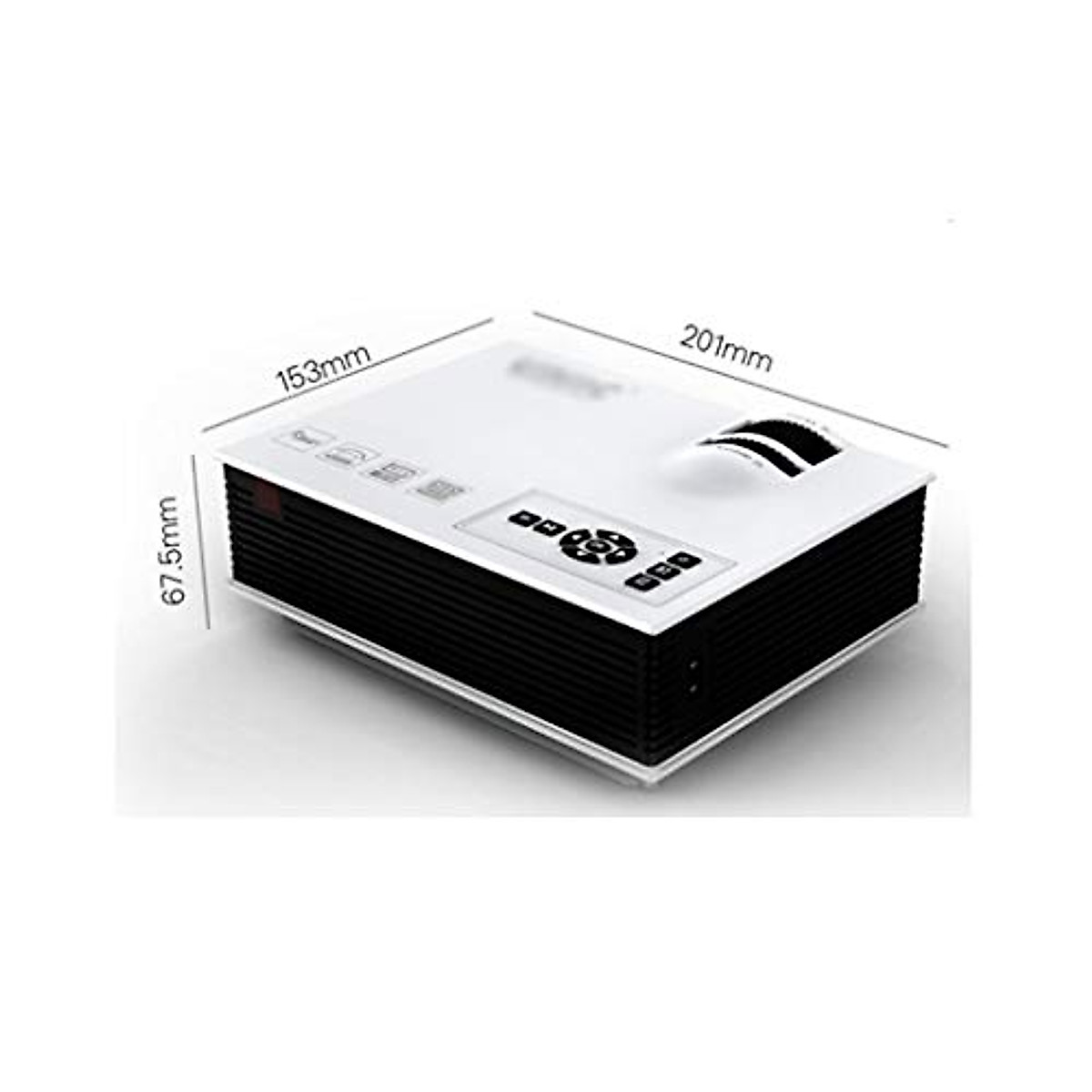 KXDFDC Movie Projector, Video Projector,Portable Projector Mini Projector with Zoom Support