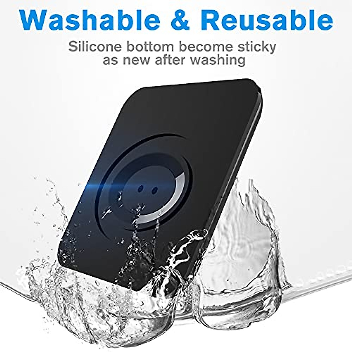 Showvigor Silicone Car Dashboard Phone Holder, Non Slip Phone Pad for Car for Various Dashboards,Slip Free Desk Phone Stand for Car, Compatible with iPhone14 Samsung Android Smartphones GPS Devices