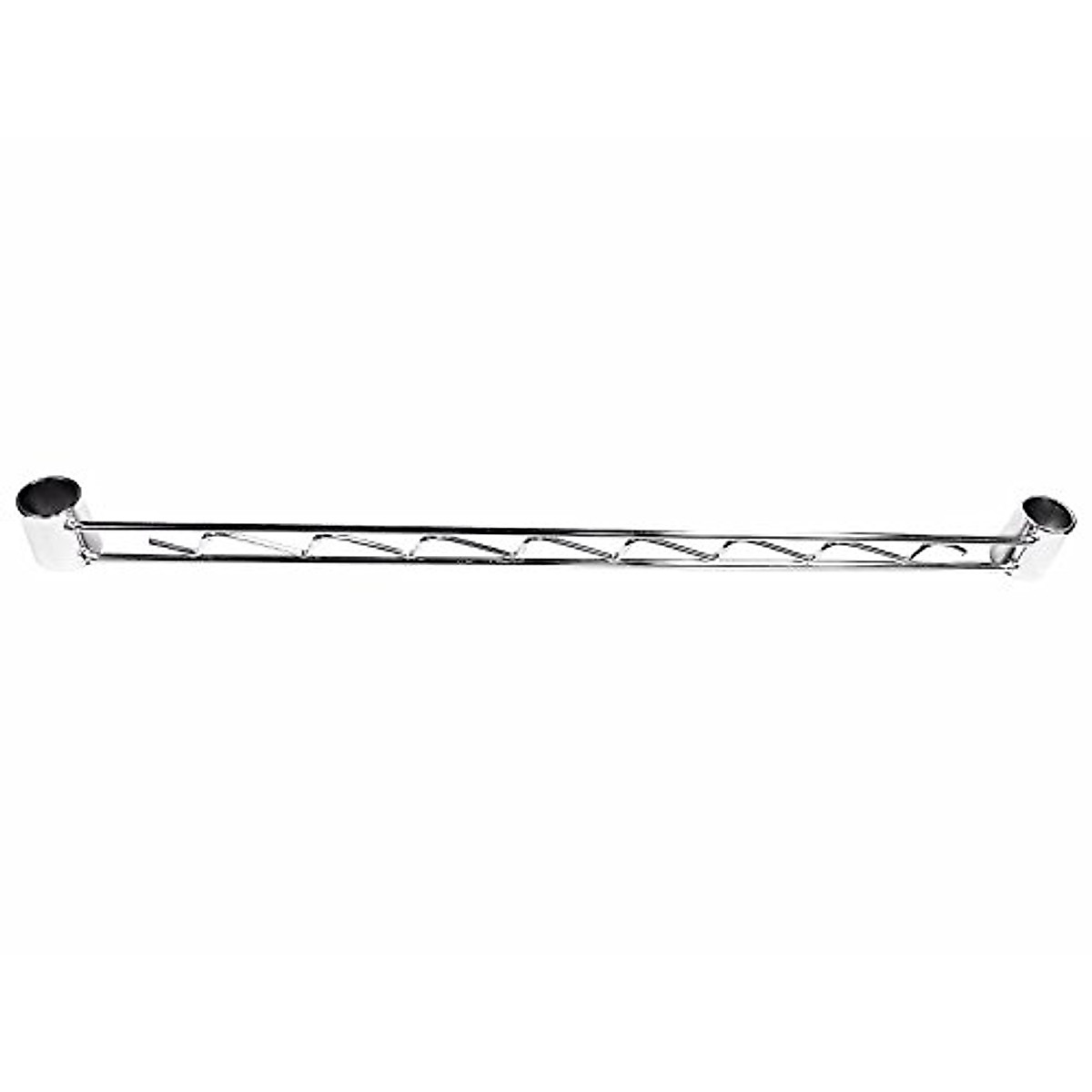 Nexel AHR24C Nexel Chrome Hanging Rail 24"W, Silver, 100 Lbs Capacity