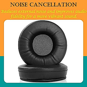 TaiZiChangQin Ear Pads Cushion Memory Foam Replacement Compatible with Beyerdynamic Custom One Pro Plus Headphone (Protein Leather Earpads)
