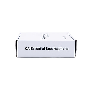 CA Essential Speakerphone SP-2000 - USB and Bluetooth Speakerphone, Clear Sound, 360 Degree Noise Cancelling Microphone with 3m Range, 66 Ft BT Wireless Range, by Cyber Acoustics
