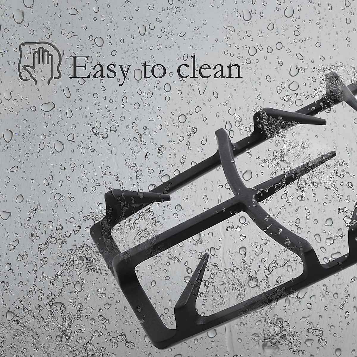 Upgraded A00263801 Grate Replacement for Kenmore Stove Parts Range Burner Grate, Frigidaire Gas Range Parts Cast Iron Center Grate Gas Cooktop Parts Stove Top Grate Cookware Accessories 1 Pack