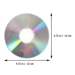 50pcs Hand Decorated Discs Decorative DIY Discs Creative Cd Discs DIY Household Cd Discs Home DIY Discs DIY Cd Discs Craft Material Bird Cd Discs Handmade DIY Cd Discs