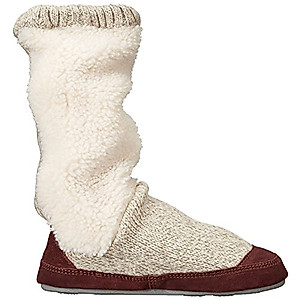 Acorn Slouch Boots Slippers for Women - Comfy, Memory Foam, Non-Slip, Durable, Mid-Calf House Slipper with Indoor/Outdoor Sole