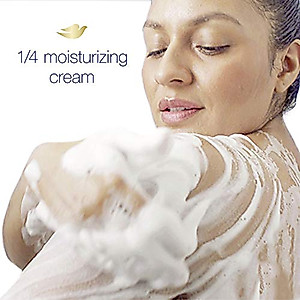 Dove Moisturizing Beauty Bar Soap For Sensitive Skin with Calendula Oil Effectively Washes Away Bacteria, Hydrating and Replenishing Skin Care 3.75 oz 14 Bars