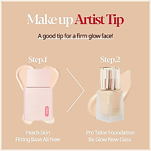 Espoir Pro Tailor Foundation Be Glow New Class #2 Ivory 1.06 oz SPF27 PA++ | Long-Lasting Healthy Radiance Glow Liquid Foundation | Light-weight Natural Dewy Full Coverage | Korean Base Makeup