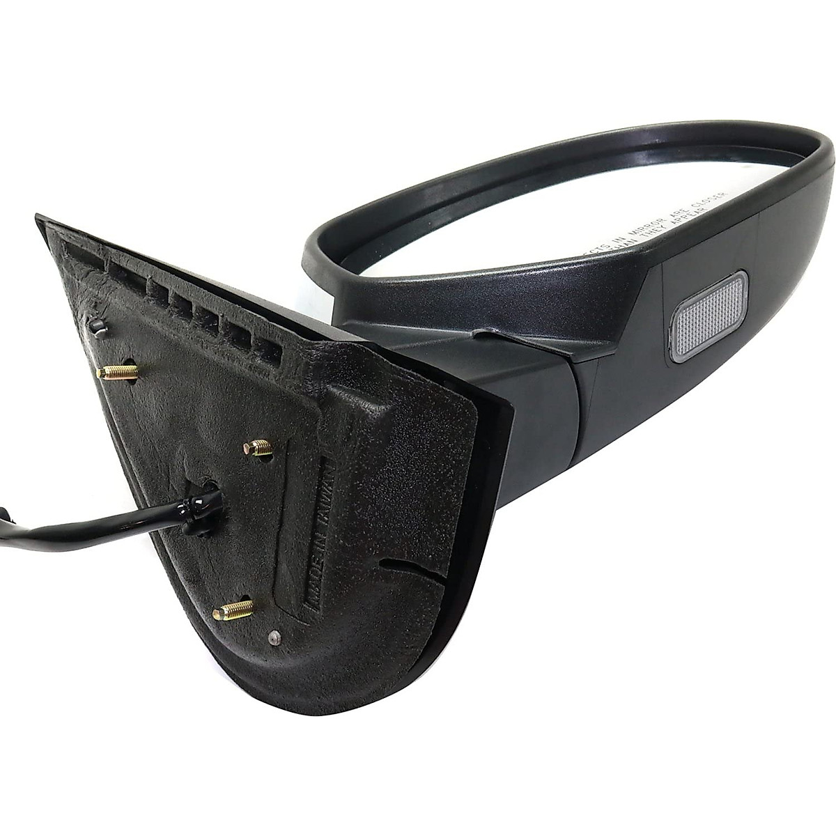 Kool Vue Left & Right Power Heated Mirrors for Chevrolet Silverado 1500 Cadillac Escalade 2009-2014 Power Fold With Signal Light, Memory & Puddle Lamp Chrome without Marker Light; without Spotlight