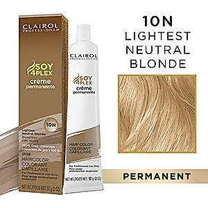 Clairol Professional Permanent Crème, 10n Lightest Neutral Blonde, 2 oz (Pack of 1)