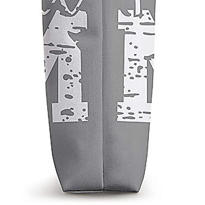 Football Mom Mama Heart Player Coach Fan Gift Women Tote Bag