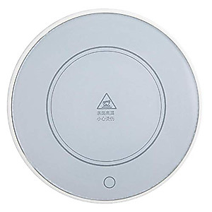 Coffee Cup Warmer, Electric Coffee Warmer Plate for Office Home Desk Use, Tea Mug Warmer for Coffee Milk Tea Water Cocoa, Auto Power Off(US)