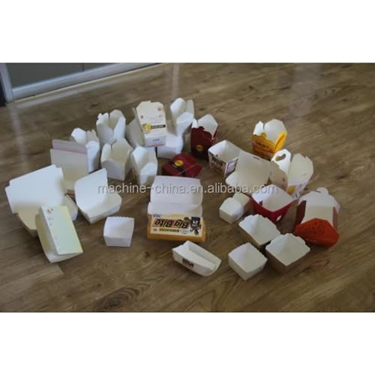 High Speed Food Tray Pizza Hamburger Boxes forming Machine Automatic Lunch Paper Box Making Machine