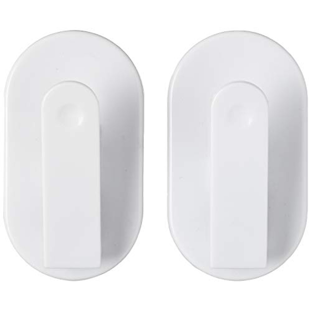 Spectrum Diversified Fridge Chip, Bag Refrigerator, Set of 2 Heavy Duty Magnets With Clip for Photos & Cards, No Size, White