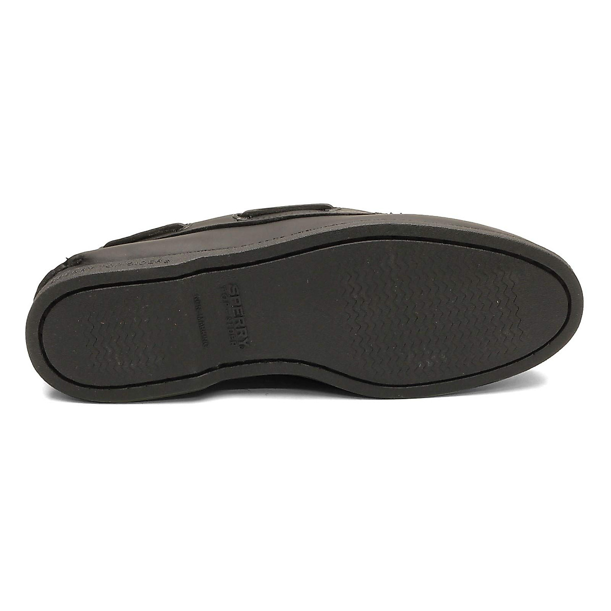 Sperry Men's Authentic Original 2-Eye Boat Shoe, Black, 10 M US