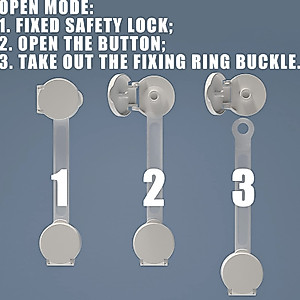 Eiarrnp Cabinet Lock Latch - Baby Proofing Cabinet Locks for Child Safety for Cabinet Doors, Fridge, Drawers, Toilet Seat, Dishwasher, Cupboard - No Drilling with Strong Adhesive Tape, 12-Pack, White