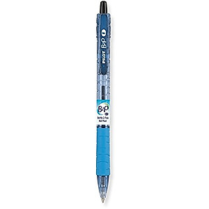 PILOT B2P - Bottle to Pen Refillable & Retractable Ball Point Pen Made From Recycled Bottles, Fine Point, Black Ink, 12-Pack (32600), Dozen Box (Fine Point)