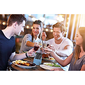 DAKOUFISH 12 Inch Long Black Reusable Plastic Replacement Drinking Straws for 30 oz & 40 oz Mason Jar,Tumblers, Set of 12 with Cleaning Brush (12inch, Black)