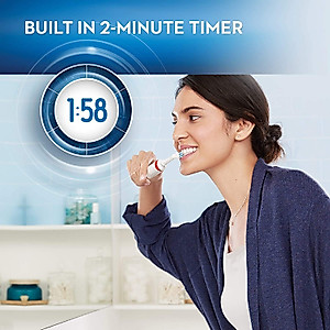 Oral-B Smart 1500 Power Rechargeable Electric Tooth-Brush (Packaging May Vary) with 3 FlossAction Replacement Brush Heads