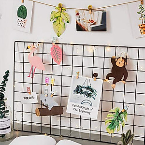 DIYASY 120 Pcs Mini Wood Clothespins,1 Inch Small Craft Wooden Clips with Jute Twine for Photo Wall and DIY Craft.