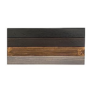 Joel's Antiques, Floating Shelf, Rustic Shelves, Pine Wood Shelving, Heavy Duty, Books, Dishes (Medium Brown, Sample)
