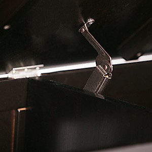 SIMPLIHOME Brooklyn SOLID WOOD 48 inch Wide Entryway Storage Bench with Safety Hinge, Multifunctional in Coffee Brown