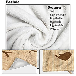 Basiole 55th Anniversary Wedding Gifts for Couple, 55th Anniversary Blanket, Best 55 Anniversary for Husband Wife Parents Gifts, Gift for 55 Years of Marriage Decor Throw Blankets 50"X60"