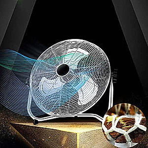 Wgwioo Adjustable Floor Fan, Floor Wall Fan, High Velocity Cold Air Circulator, High Velocity Heavy Duty Floor Fan, for Industrial, Commercial, Residential, and Greenhouse Use,12 inch