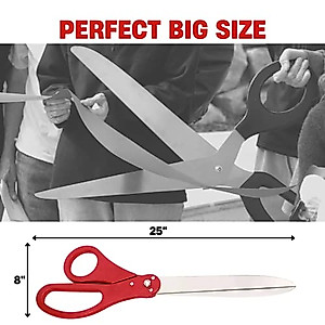 25" Giant Scissors for Ribbon Cutting Ceremony Ribbon Cutting Scissors for Special Events Inaugurations and Ceremonies