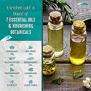 Tea Tree & Peppermint Foot & Body Wash | Great for Excess Sweating & Body Odor, Soothes Burning & Itching from Skin Irritations, Chafing, Jock Itch & Athletes Foot| Shower Gel for Women / Men/Teens-by Purely Northwest 9 OZ (2 PACK)