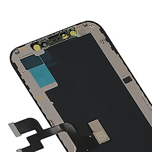 Yodoit for iPhone X Screen Replacement COF FHD LCD Display 3D Touch Digitizer 5.8 Inch Glass with Repair Tool Kit, Compatible with Model A1865, A1901, A1902