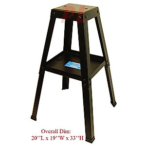 Universal 4 Legs Bench Grinder Buffer Vise Stand w/ Tool Tray Grinder Stand