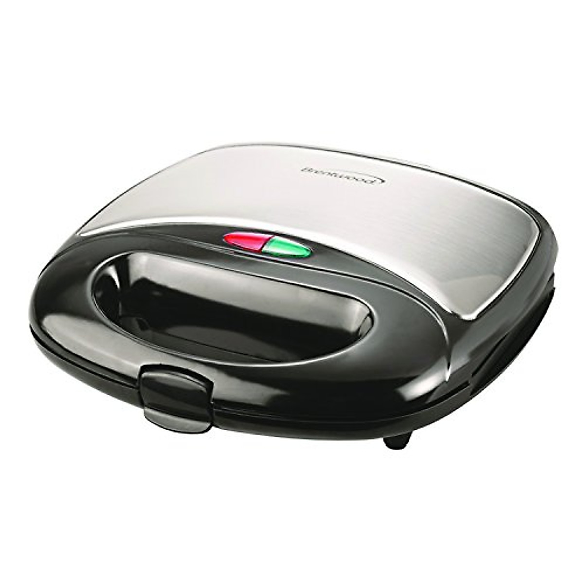 Brentwood Panini Press and Sandwich Maker Non-Stick, 9.75" x 9.75" x 3.75", Black