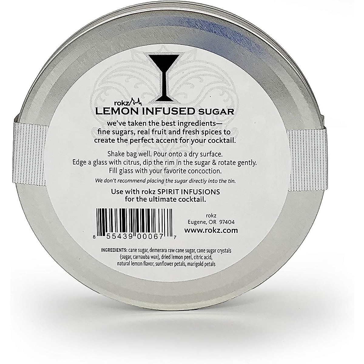 Rokz Lemon Drop & Lime Cocktail Sugar and Salt Rimmerz, 4oz (Pack of 2)