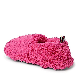 Dearfoams Kids Washable Skye Pile Closed Back Slipper, Paradise Pink, US 9-10 Unisex Toddler