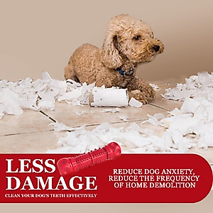 ZIKATON Dog Squeaky Toys for Aggressive Chewers, Durable Chew Toys for Large Medium Breed Dog, Tough Durable Dogs Toys with Natural Rubber