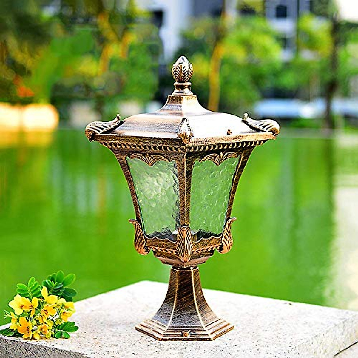 E27 Outdoor Column Lights Industrial Metal Aluminum Post Lights Garden Home Courtyard Street Community Lighting Pillar Lamps