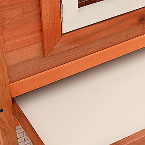 Outdoor Large Rabbit Hutch House Pet Cage,Hamster cage Chameleon cage Chinchilla cage Reptile Terrarium Nesting Boxes Suitable for Patio, Outdoor, Backyard and Farm Double House