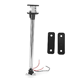 PerGar 12V‑24V Navigation Signal Stern Lamp, Marine Boat Yacht Pontoon Navigation Anchor Light, 360 Boat Navigation Lights for Marine Yacht Fishing Boats Speedboats
