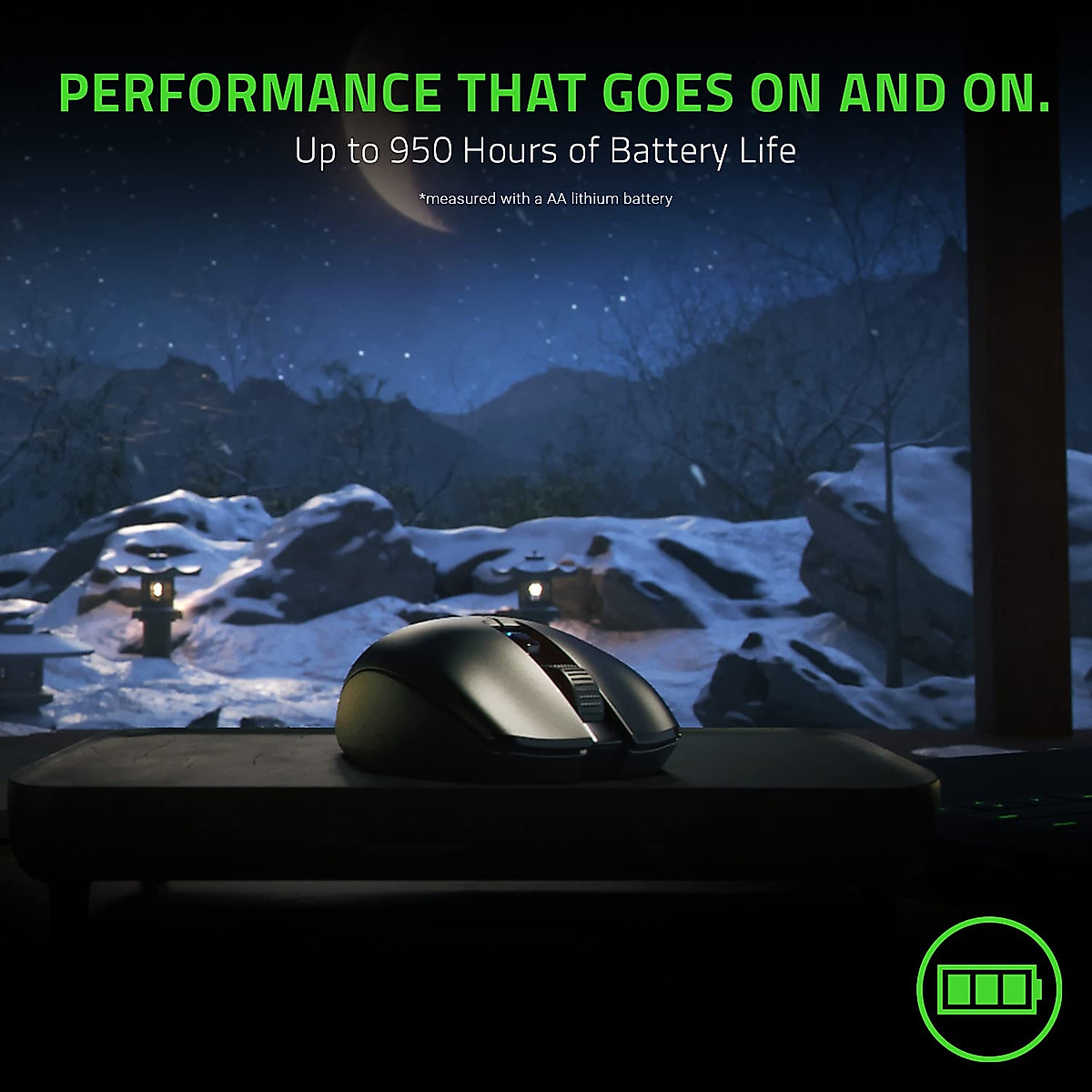 Razer Orochi V2 Mobile Wireless Gaming Mouse: Ultra Lightweight - 2 Wireless Modes - Up to 950hrs Battery Life - Mechanical Mouse Switches - 5G Advanced 18K DPI Optical Sensor - Strike Edition