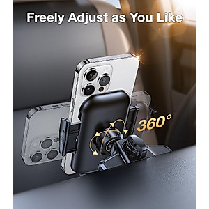 VICSEED Universal CD Phone Holder for Car - Off-Road Level Super Sturdy with Bonus Air Vent Clip, Fits All Phones and Cases, 360 Rotation for Safe Driving