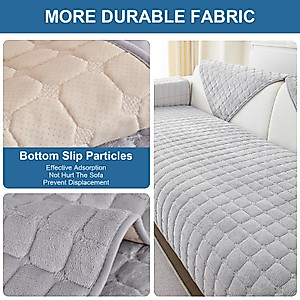 JIAN YA NA Armrest Covers, Sectional Couch Cover, Anti-Slip Sofa Slipcover for Pets Kids - Furniture Protector Sofa Covers for 3 Cushion Couch Loveseat Recliner L Shaped Armrest Backrest (Only 1 Pcs)