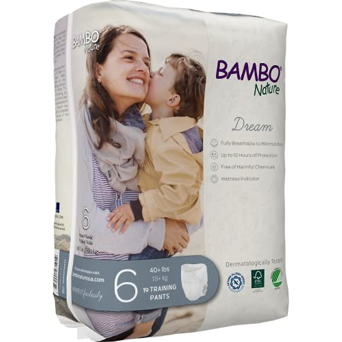 Bambo Nature Premium Training Pants (SIZES 4 TO 6 AVAILABLE), Size 6, 19 Count