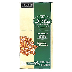 Green Mountain K Cups Seasonal Variety Pack of 2 Flavors - Cinnamon Sugar Cookie and Maple Pecan - Pack of 48 K Cups - 24 K Cups Per Flavor - For Use of Keurig Coffee Makers