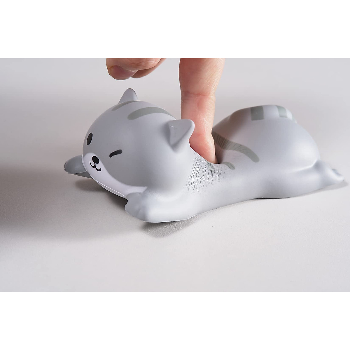 Cityhermit Cute Wrist Rest Support for Mouse Keyboard Computer Elbow Pad Arm Rest for Desk Ergonomic Kawaii Office Supplies Slow Rising PU Mouse Pad Cat