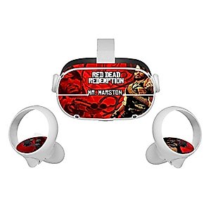 Cowboy Gun Vinyl Skin Sticker Decal Cover for Oculus Quest II Headset and Controllers