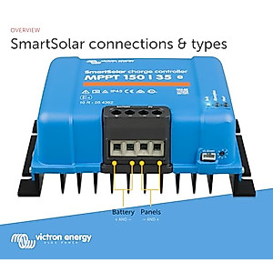 Victron Energy SmartSolar MPPT 150V 35 amp 12/24/36/48-Volt Solar Charge Controller (Bluetooth)