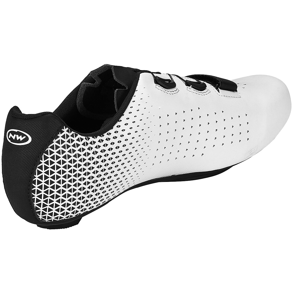 Northwave Unisex Carretera Core Plus 2 Shoes Sport, Blanco Black, 9.5 US Men