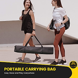 Portable Pickleball Nets, 22 FT Regulation Size Pickleball Set with Net, Pickle Ball Game Net System with Carrying Bag for Indoor Outdoor Backyard