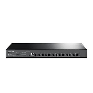 TP-Link TL-SX3016F | 16 Port 10G SFP+ Enterprise Level Switch | L2+ Smart Managed | Omada SDN Integrated | IPv6 | Static Routing | L2/L3/L4 QoS, IGMP & LAG | 5 Year Manufacturer Warranty